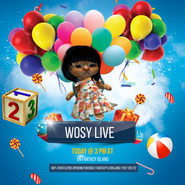 Adore: Join wosy at Add Fantasy islands at giant fire grid - OpenSimWorld