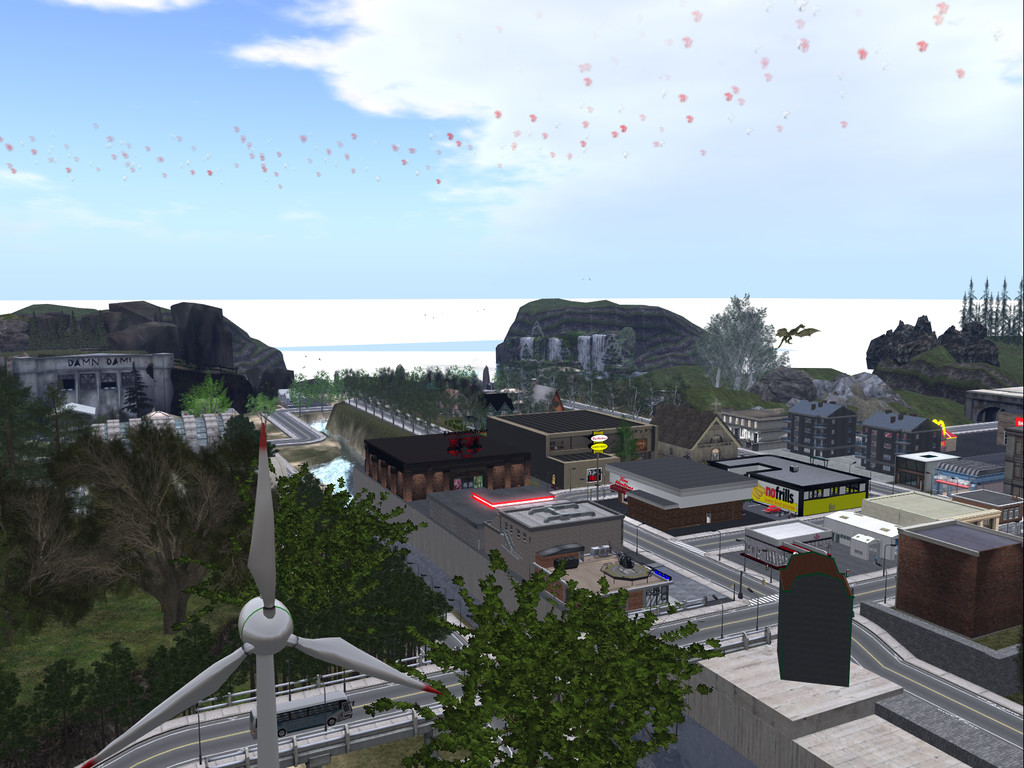 Tigerkitti2014: DragonMoor Arial view - OpenSimWorld