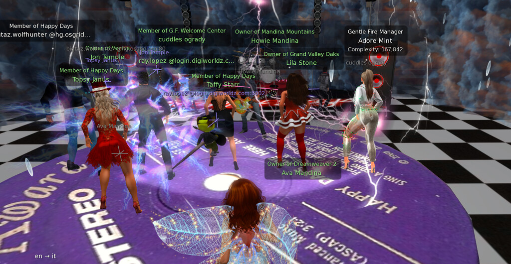 Adore: thanks all for being here to share the grand Opening - OpenSimWorld