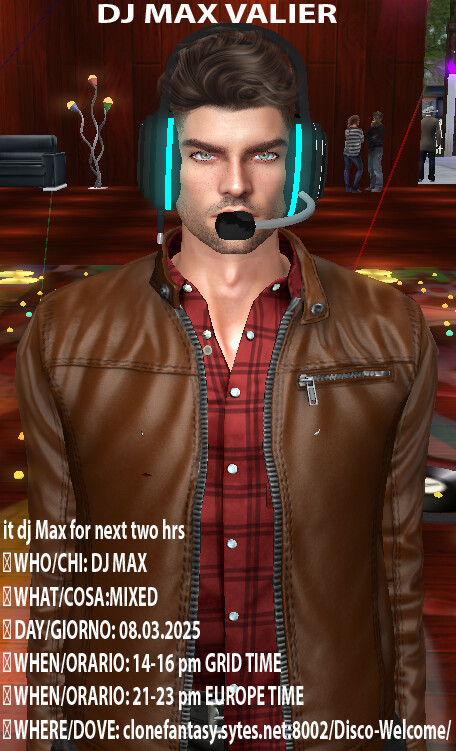 Clorinda: it dj Max for next two hrs ♬ WHO/CHI: DJ MAX ♬ WHAT/COSA ...