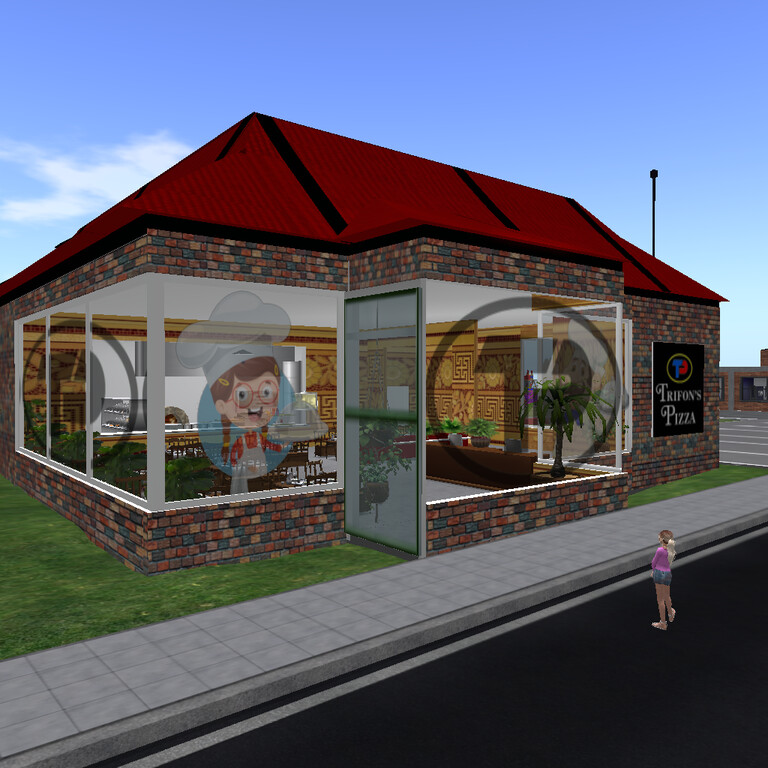 Misty_Falls: New pizza place, complete with realistic kitchen, dining ...