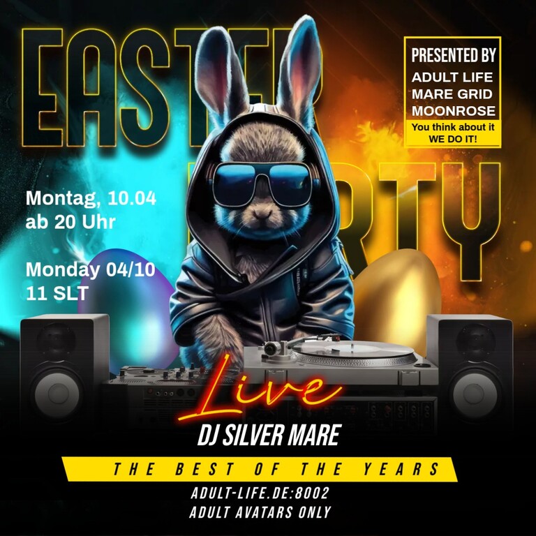 MoonroseGrid: EASTER PARTY MONDAY 04/10 11SLT DJ Silver The Best of the ...