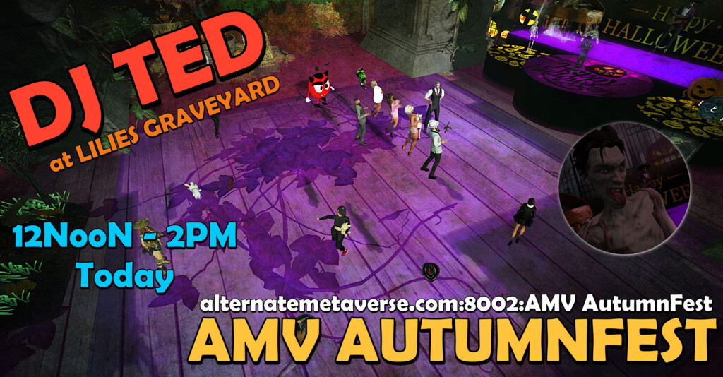 sofee: DJ TED JUNIOR is LIVE on AIR over at AMV Autumnfest at Lilies ...