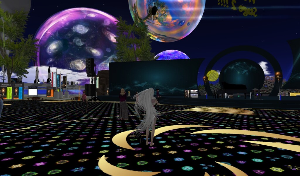 lunalunaria: having fun at OSFest on Event2 listening to Ctm Underwood - OpenSimWorld