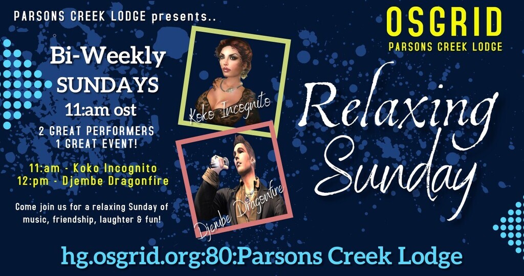 RogueGalaxy: LIVE NOW! COME JOIN US! PARSONS CREEK LODGE - OSGRID - LIVE TODAY! Featuring.. 11:00