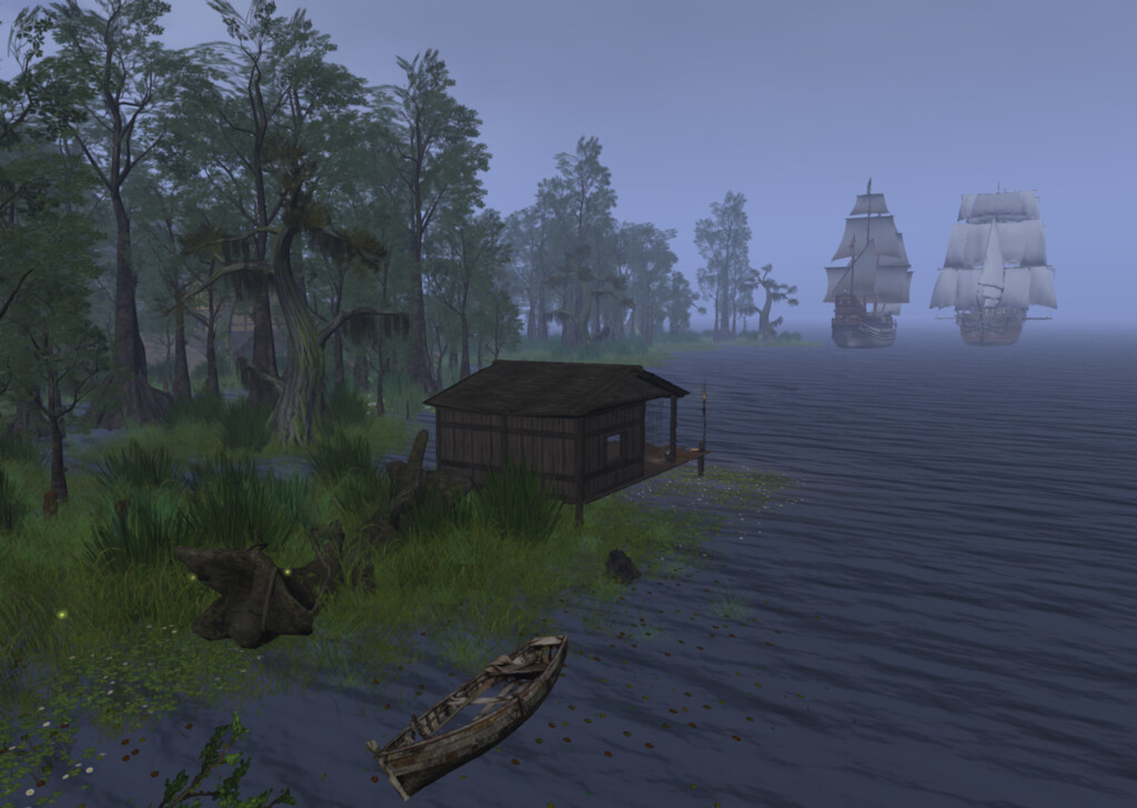 Trouble: A misty swampy morning - OpenSimWorld